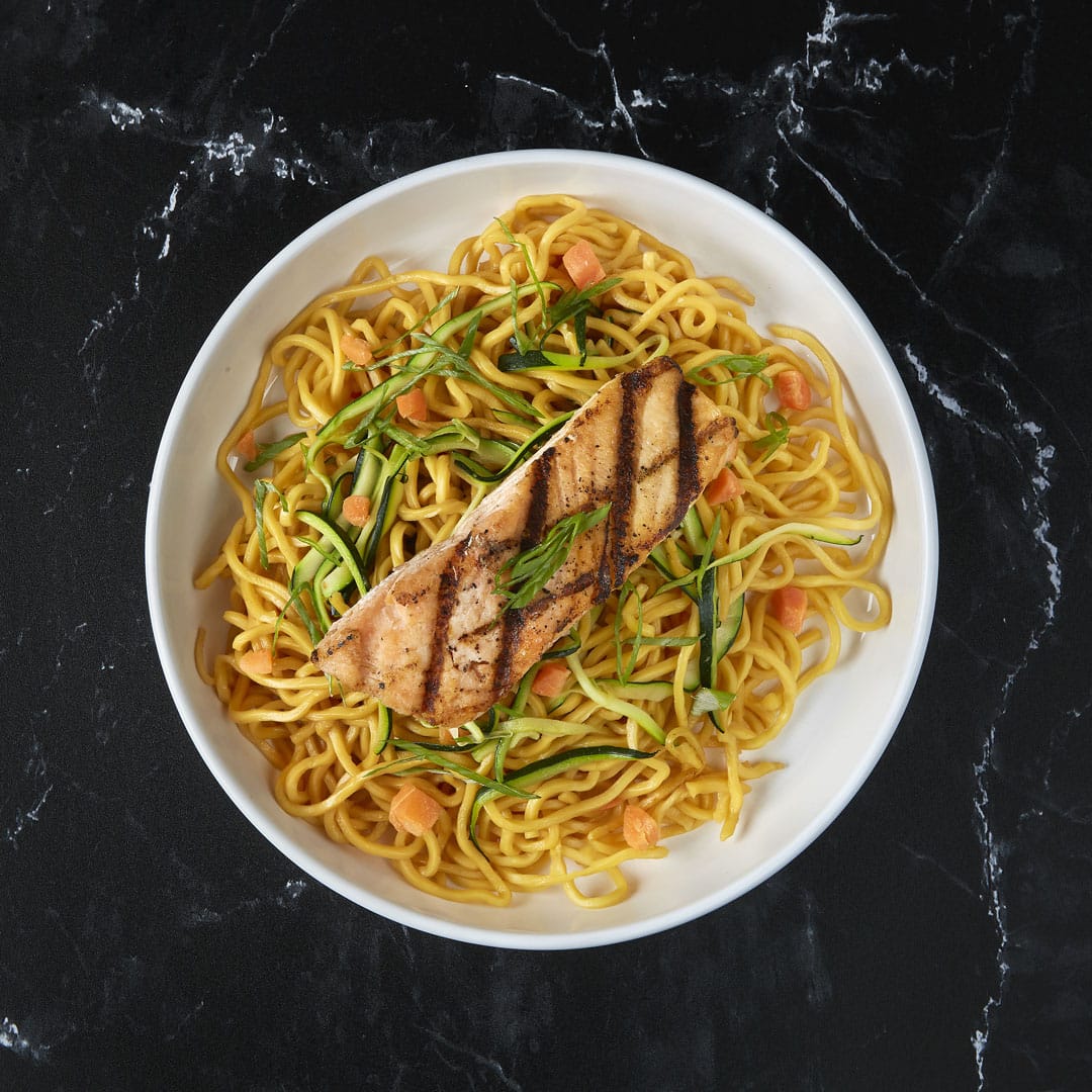 Salmon Yakisoba (Lean) - Meals of Steel